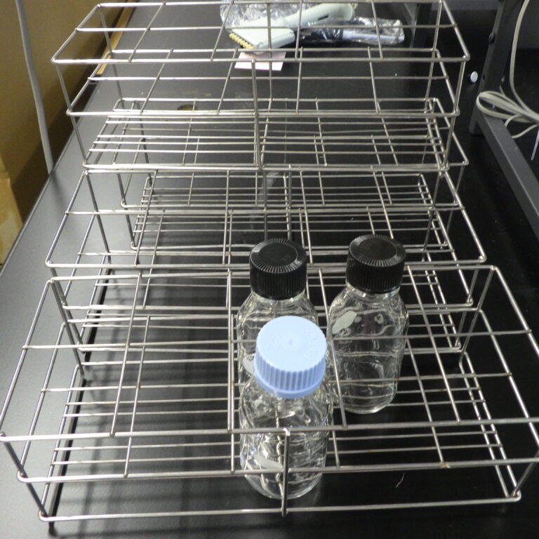 2492/特注/試薬瓶ラック 100m用 65㎜×10本立て ばら売り | BIOff Jr.